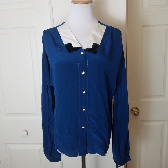 Hoss Intropia | Tops | Hoss Intropia Miguel Palacio Silk Tuxedo Shirt ...